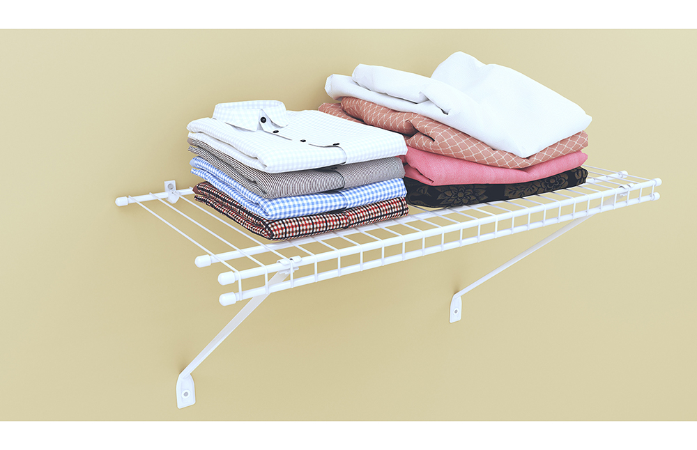 12" deep Pre Pack Shelf Kits - Available in 2', 3', 4' & 6' Lengths